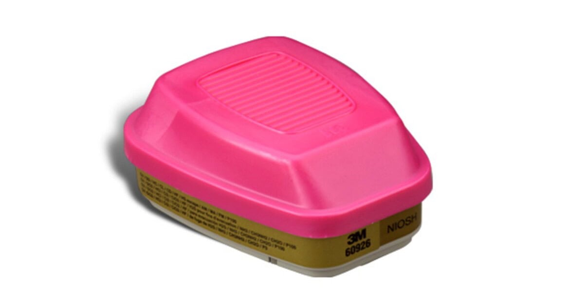 3M™ Multi Gas/Vapor Cartridge/Filter 60926, P100 (Set of 2) - Accurate ...