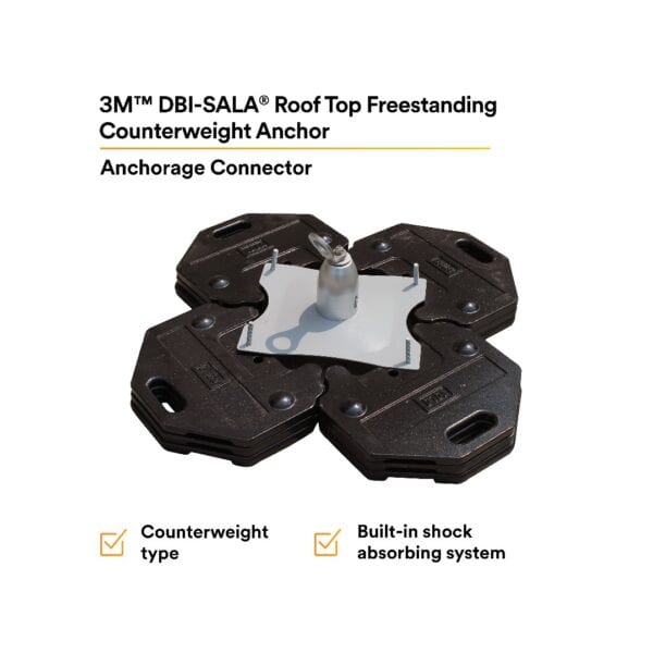 3M™ DBI-SALA® Roof Top Freestanding Counterweight Anchor -2100185 ...