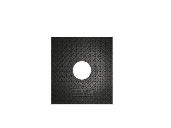 Recycled Square Rubber Delineator Base - 10 lbs. - Accurate Safety ...