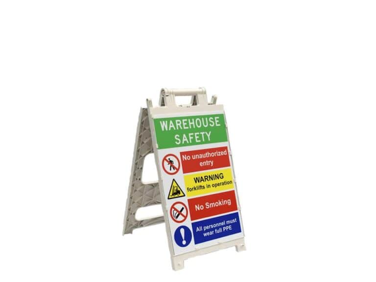 Warehouse Safety Sign- 24X36 - Accurate Safety Distributors